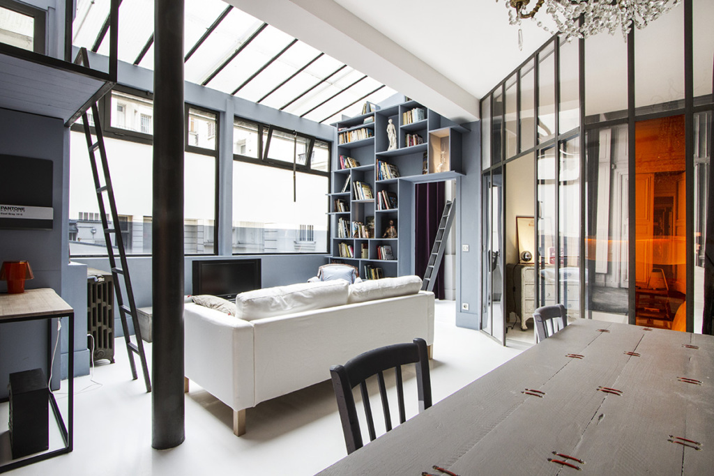 Appartements meublés avec verrière dans Paris qui vous feront craquer