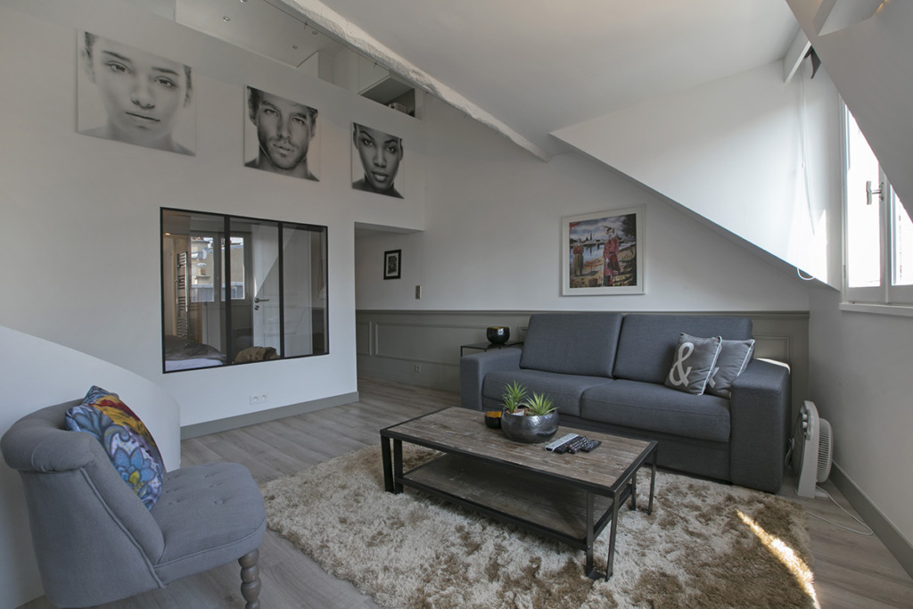 Undeniably charming, furnished attic and top-floor apartments in Paris