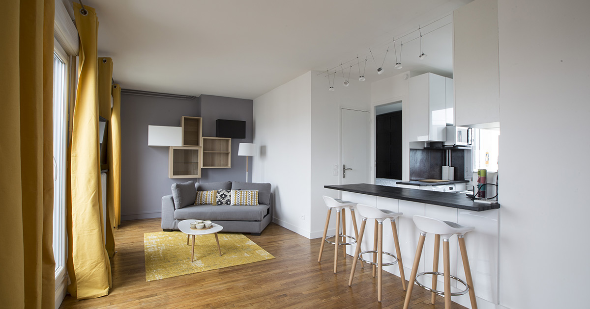 Avant / Après : d'un studio à un appartement deux pièces lumineux
