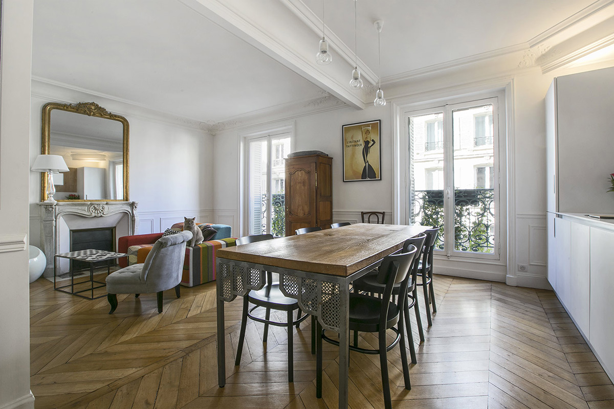 10 kitchens in furnished Parisian apartments. Some decorating tips